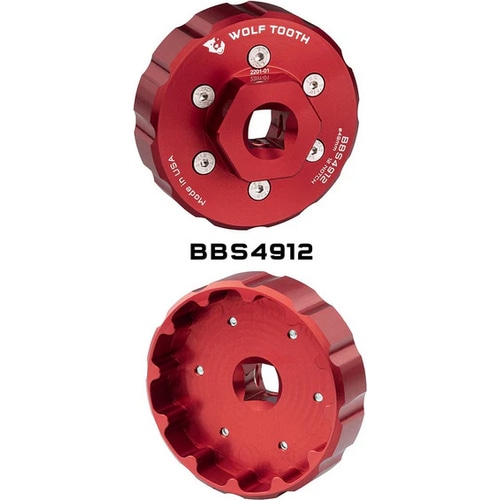 WOLFTOOTH ( ウルフトゥース ) 専用工具 BOTTOM BRACKET TOOLS ( ボトムブラケットツール ) レッド 49MM/12NOTCH | 自転車・パーツ・ウェア通販 ...