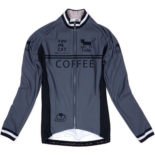 7-ITA ( セブンアイティエー ) 長袖ジャージ CAFE CAT LADY L/S JERSEY ( カフェ キャット レディ ロングスリーブ ジャージ ) ブラウン S レディース ...