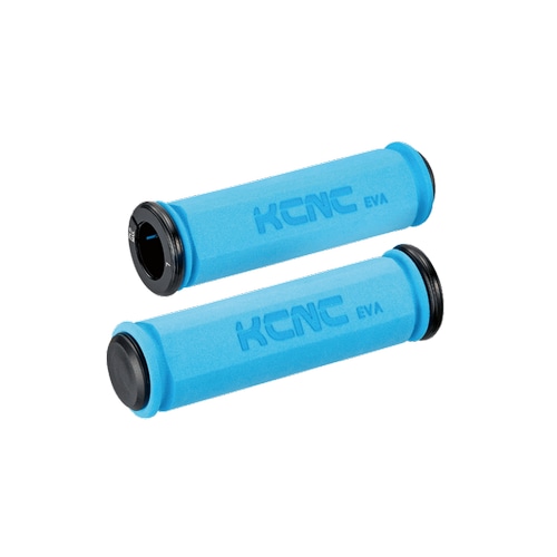 KCNC ( ケーシーエヌシー ) グリップ EVA ロックオングリップ ブルー / ブラックリング | 自転車・パーツ・ウェア通販 ...